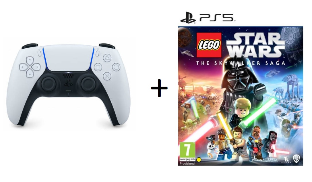 Playstation DualSense Wireless Controller PS5 + LEGO Star Wars: The ...